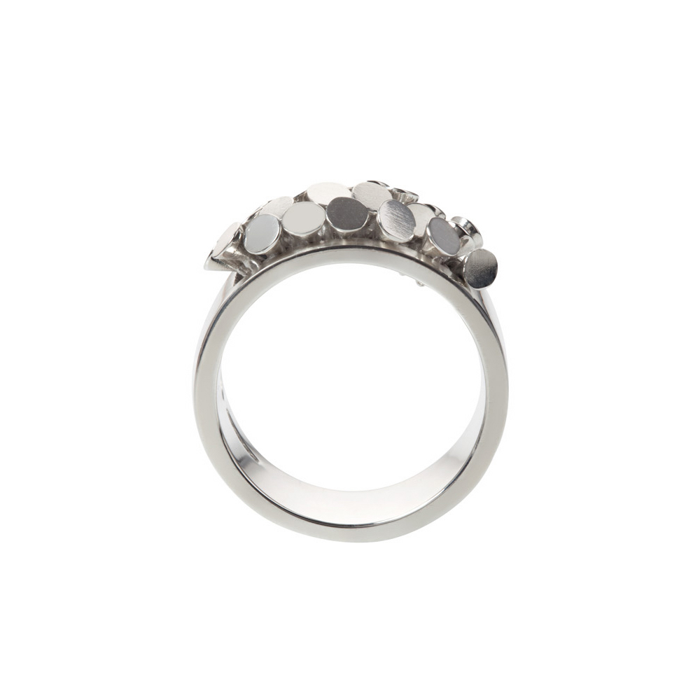 Sequin Ruffle Ring | Sarah Pulvertaft