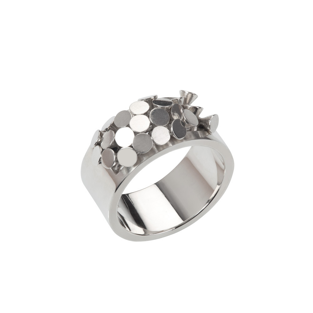 Sequin Ruffle Ring | Sarah Pulvertaft